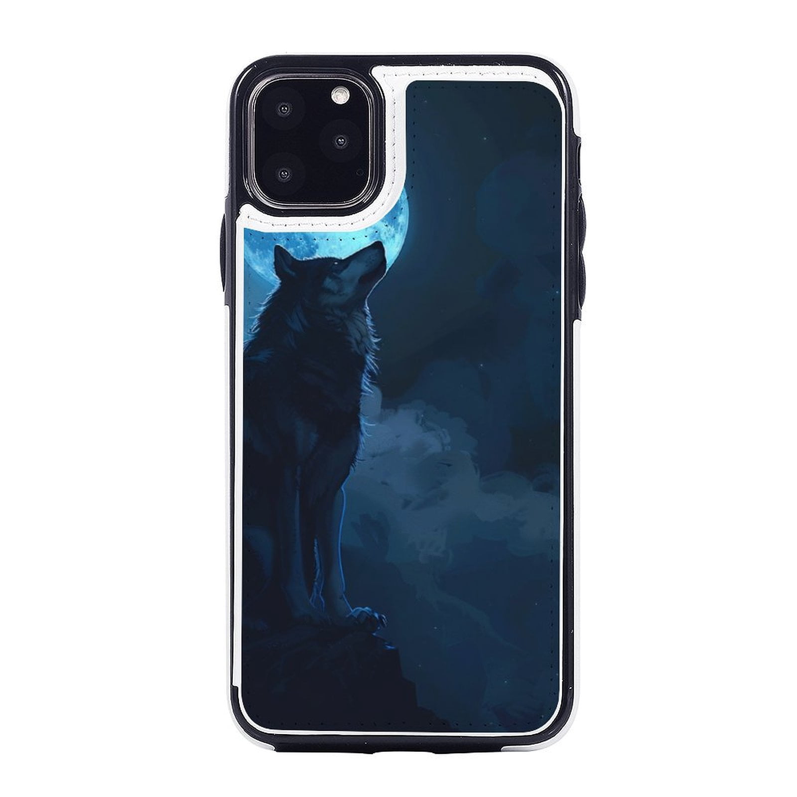 Wolf in The Dark Wind Leather Wallet Case for iPhone 16 15 14 13 12 11 ...