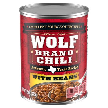 Wendy's Chili With Beans, Canned Chili, 15 oz - Walmart.com