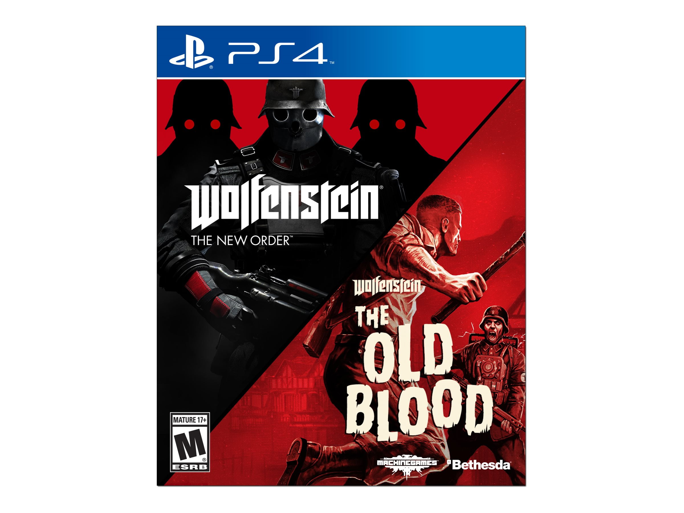Wolfenstein: The Two Pack, Bethesda Softworks, PlayStation 4, [Physical ...