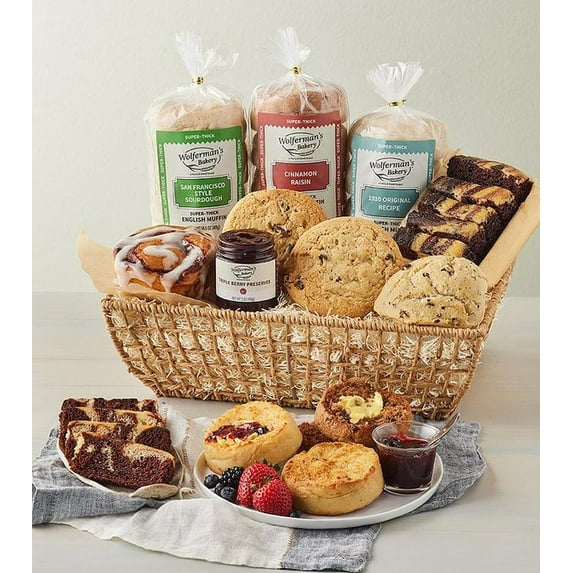 Wolferman's Bakery Deluxe Bakery Gift Basket - Walmart.com