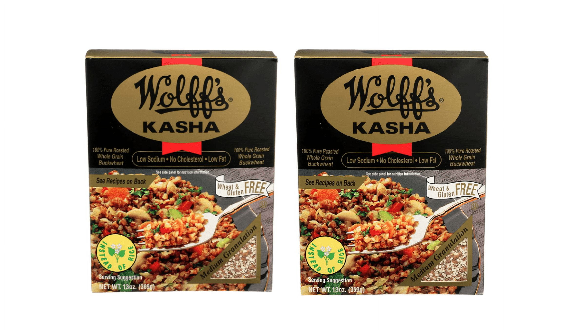 Wolff's Kasha Medium Granulation, 13 Oz. - 2 pack - Walmart.com