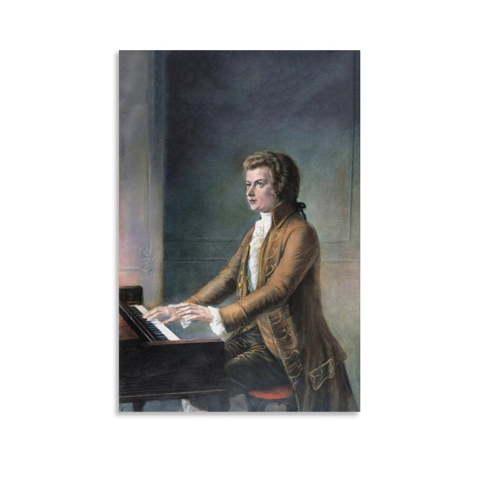 Wolfgang Amadeus Mozart Composer Poster Room Aesthetic Poster Print Art ...