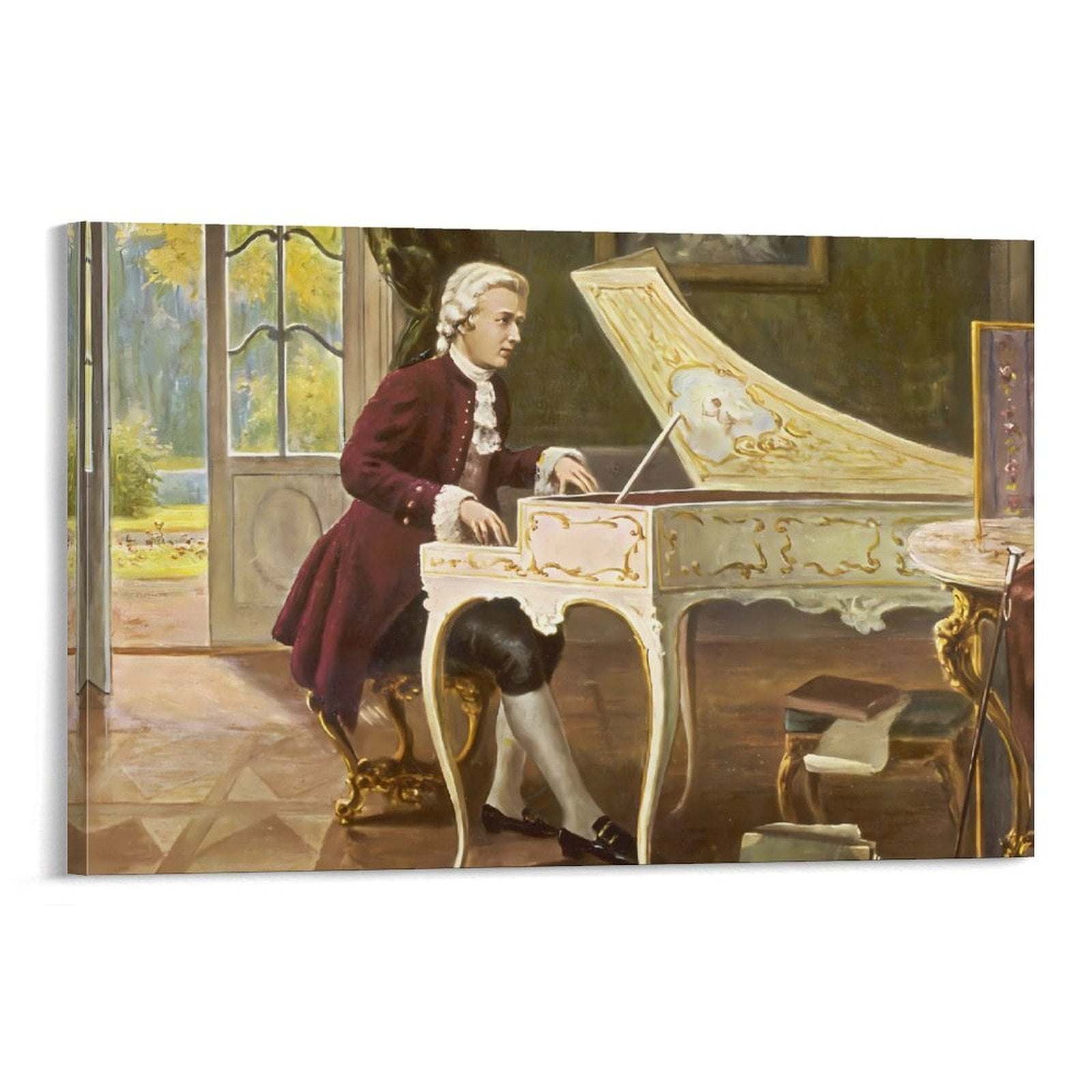 Wolfgang Amadeus Mozart Genius Composer Poster Home Decor Poster Wall ...