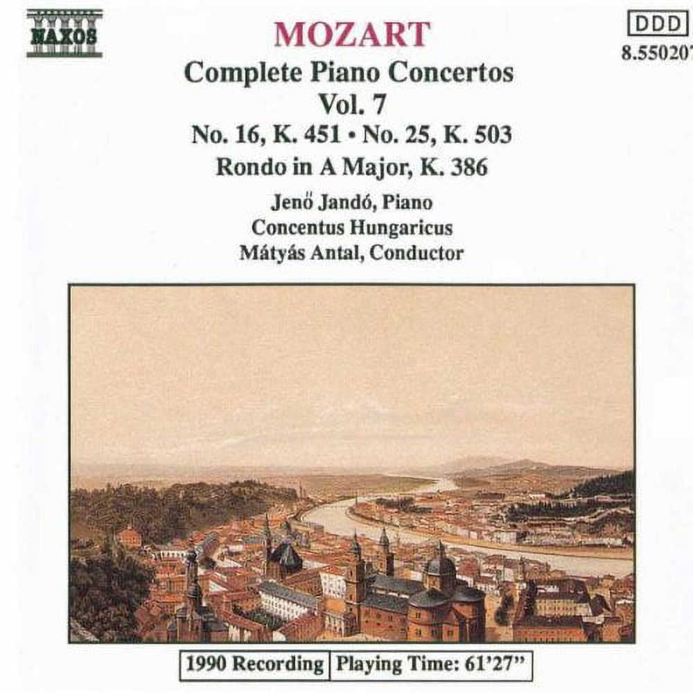 Pre-Owned Wolfgang Amadeus Mozart - Mozart: Complete Piano Concertos, Vol. 7 (1991) - Walmart.com