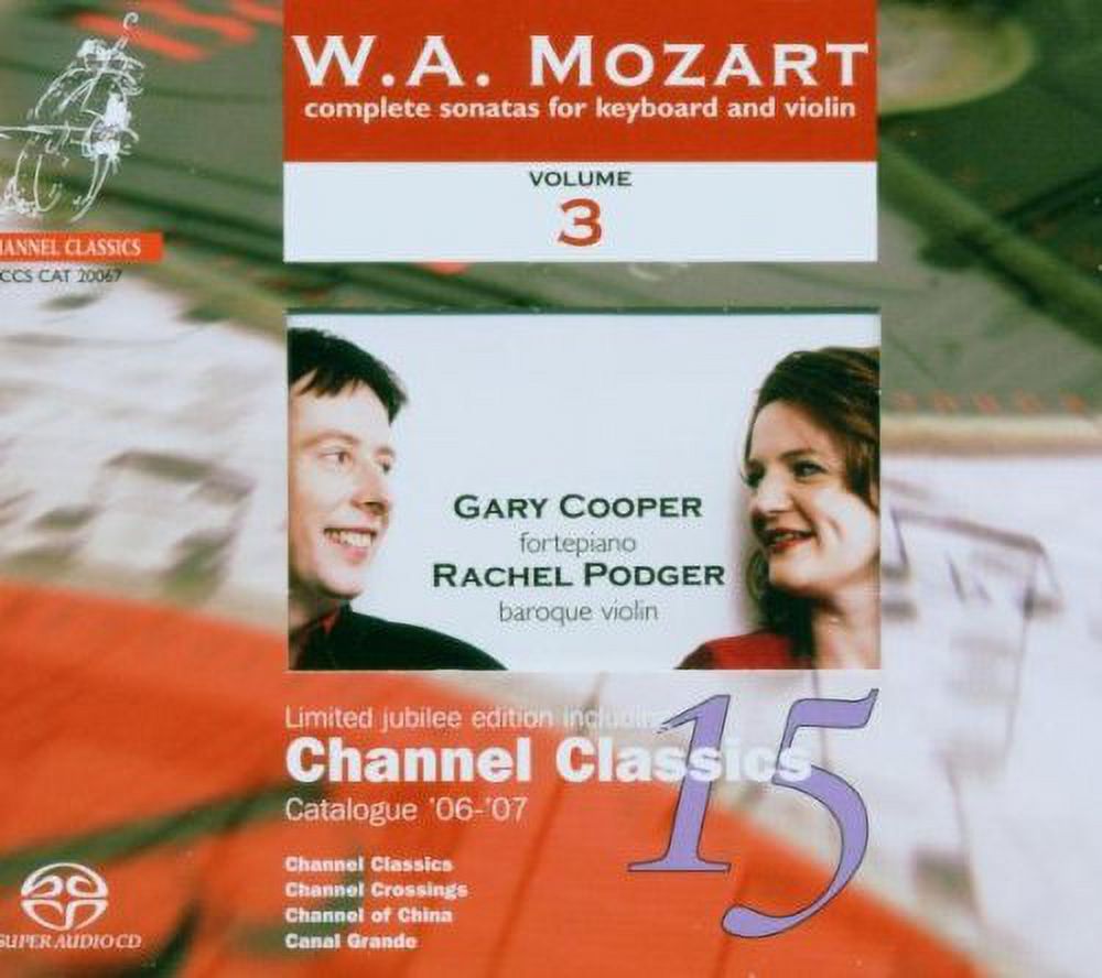 Pre-Owned - Wolfgang Amadeus Mozart Mozart: Complete Sonatas for Keyboard & Violin, Vol. 3 [SACD ...