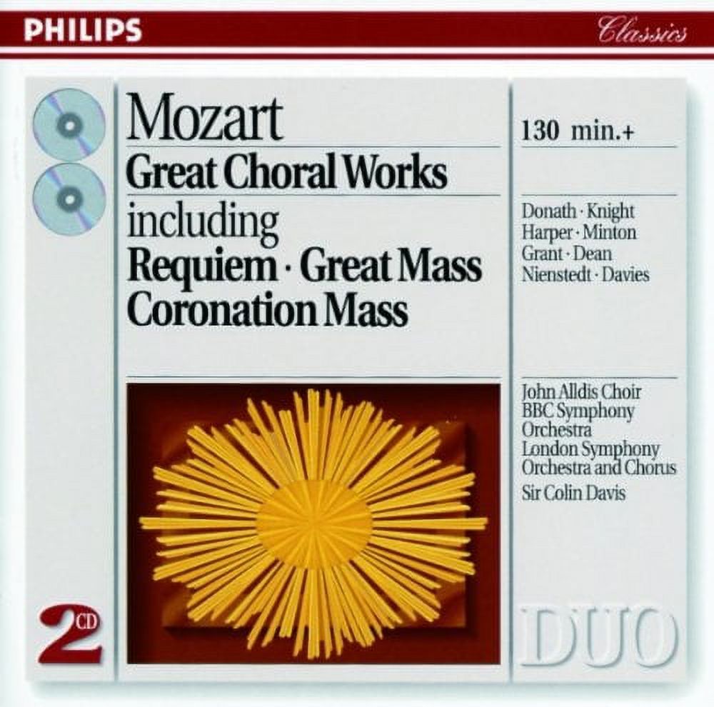 Pre-Owned Wolfgang Amadeus Mozart - Mozart: Great Choral Works (1993) - Walmart.com