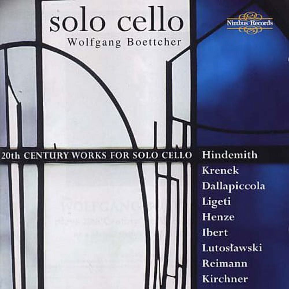 Wolfgang Boettcher - 20th Century Works for Solo Cello - Music ...