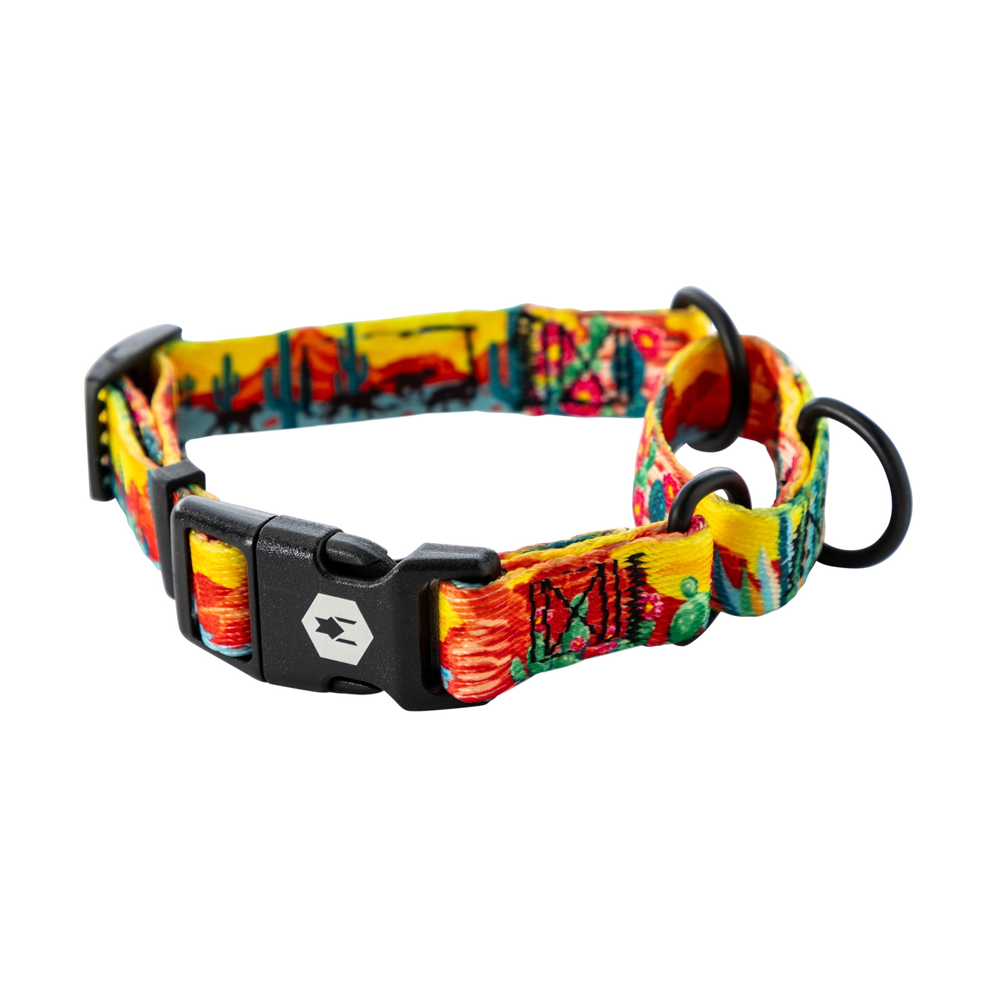Wolfgang Heavy Duty Martingale Dog Collar with Quick Release Nylon ...