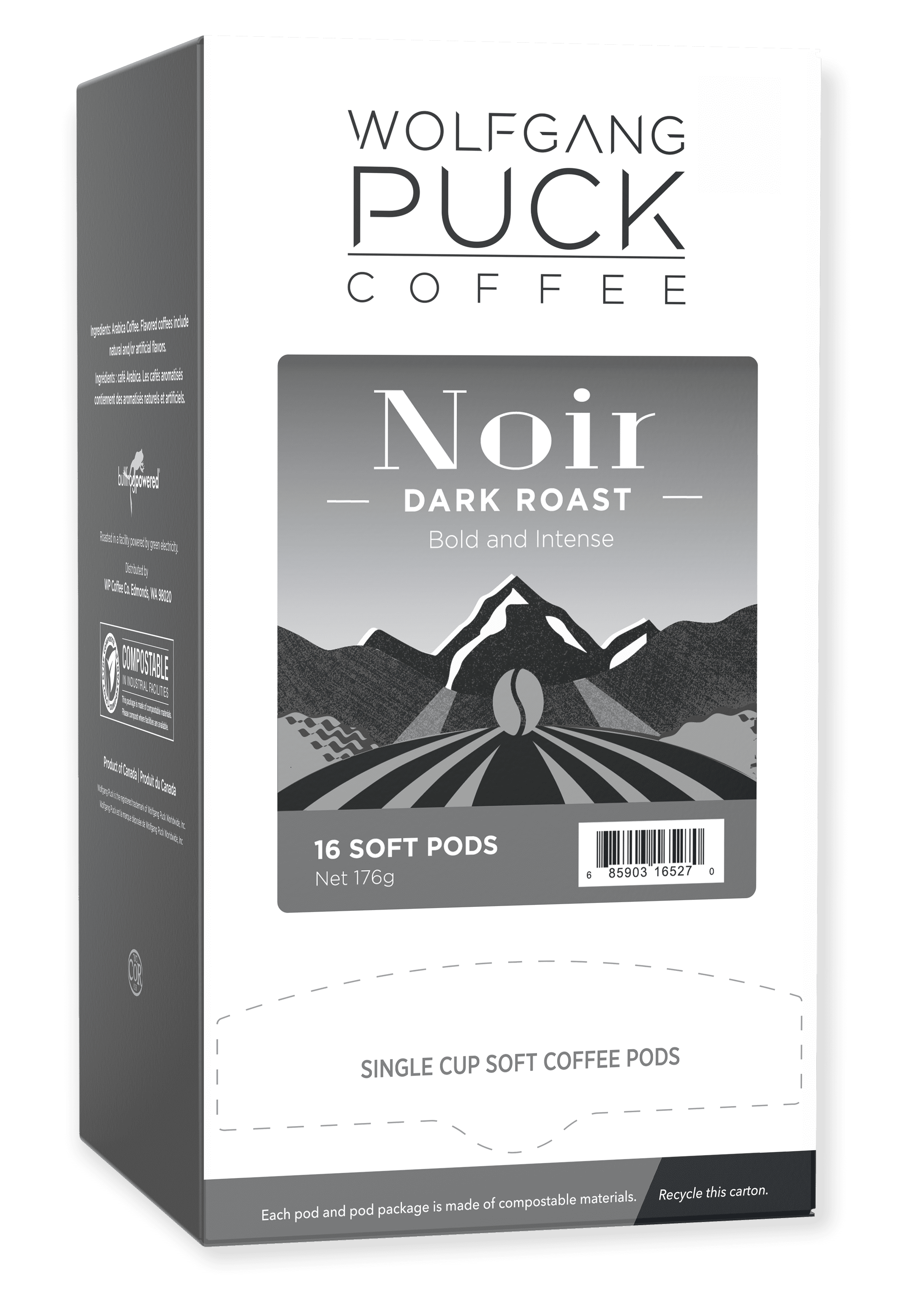Wolfgang Puck Coffee Soft Pods, Noir, 16 count (Pack of 1) - Walmart.com