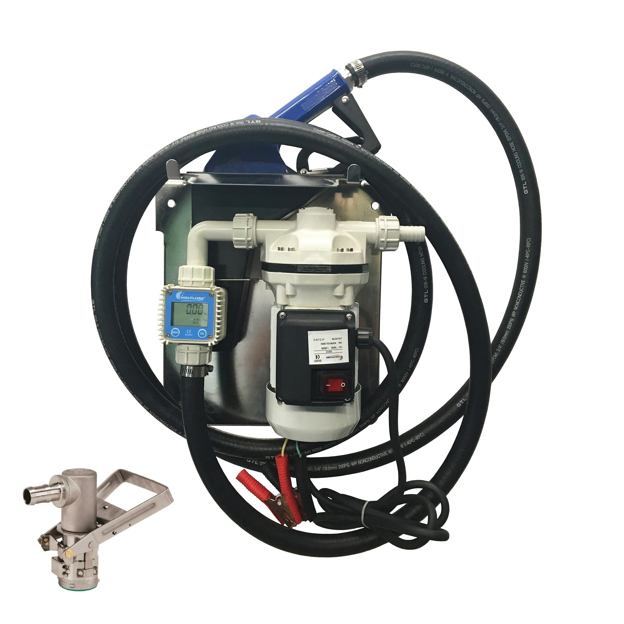 Wolflube DEF Kit 12V – Hose, Automatic Nozzle, Meter and Valve ...