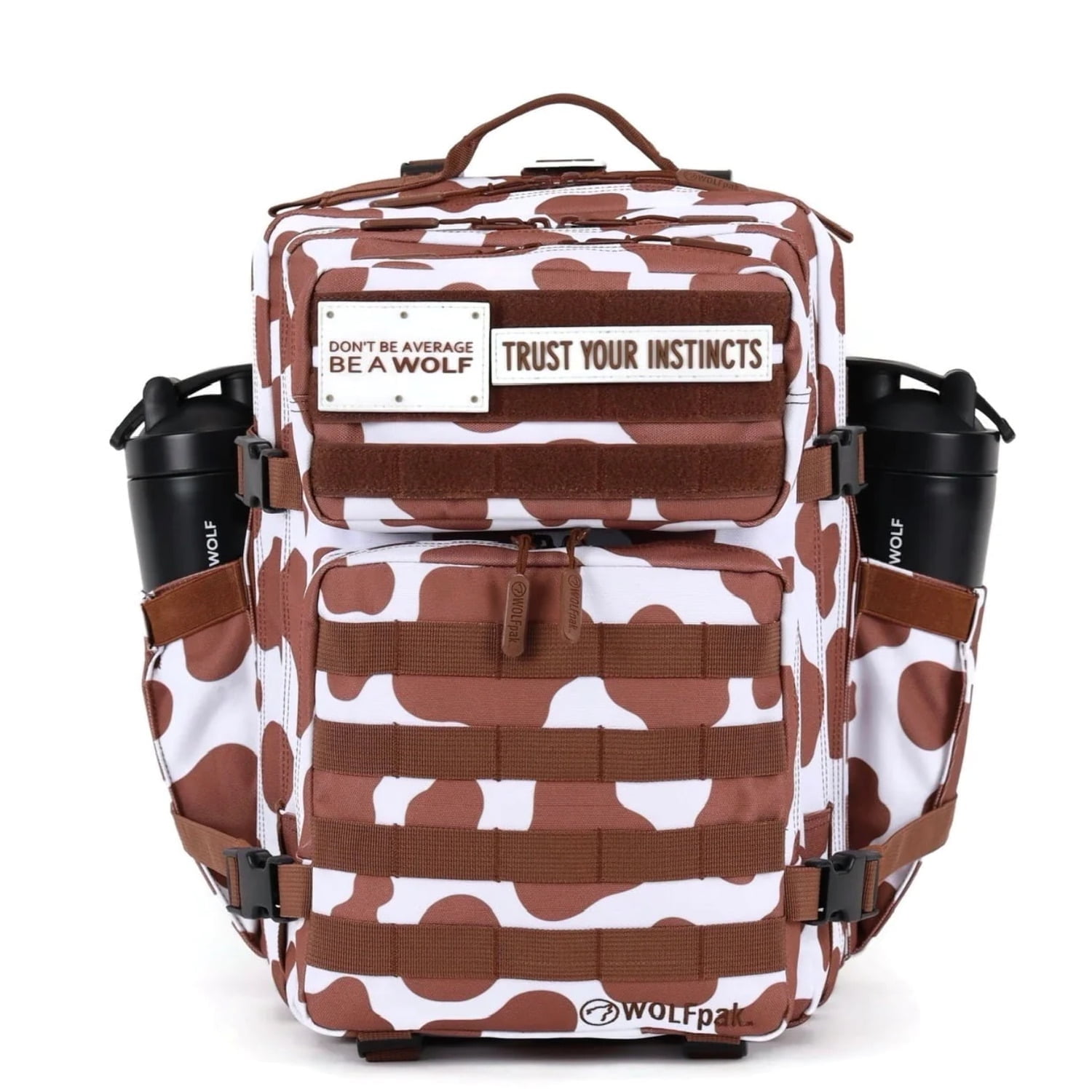 Wolfpak 35L Backpack Brown White Cow - Walmart.com
