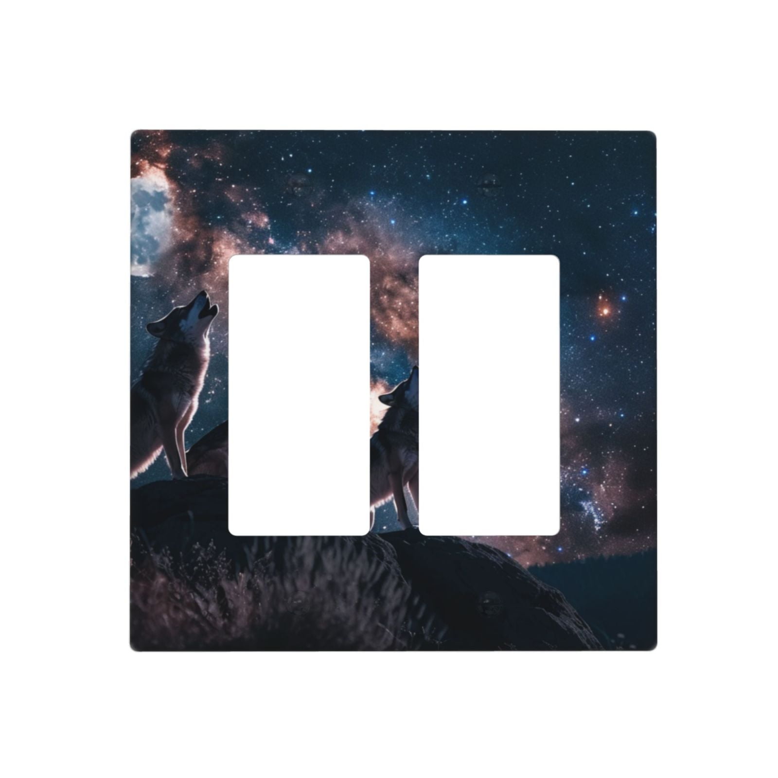 Wolfs Switch Cover Decorative Wall Plate / 2-Gang / Mid-Size - Walmart.com