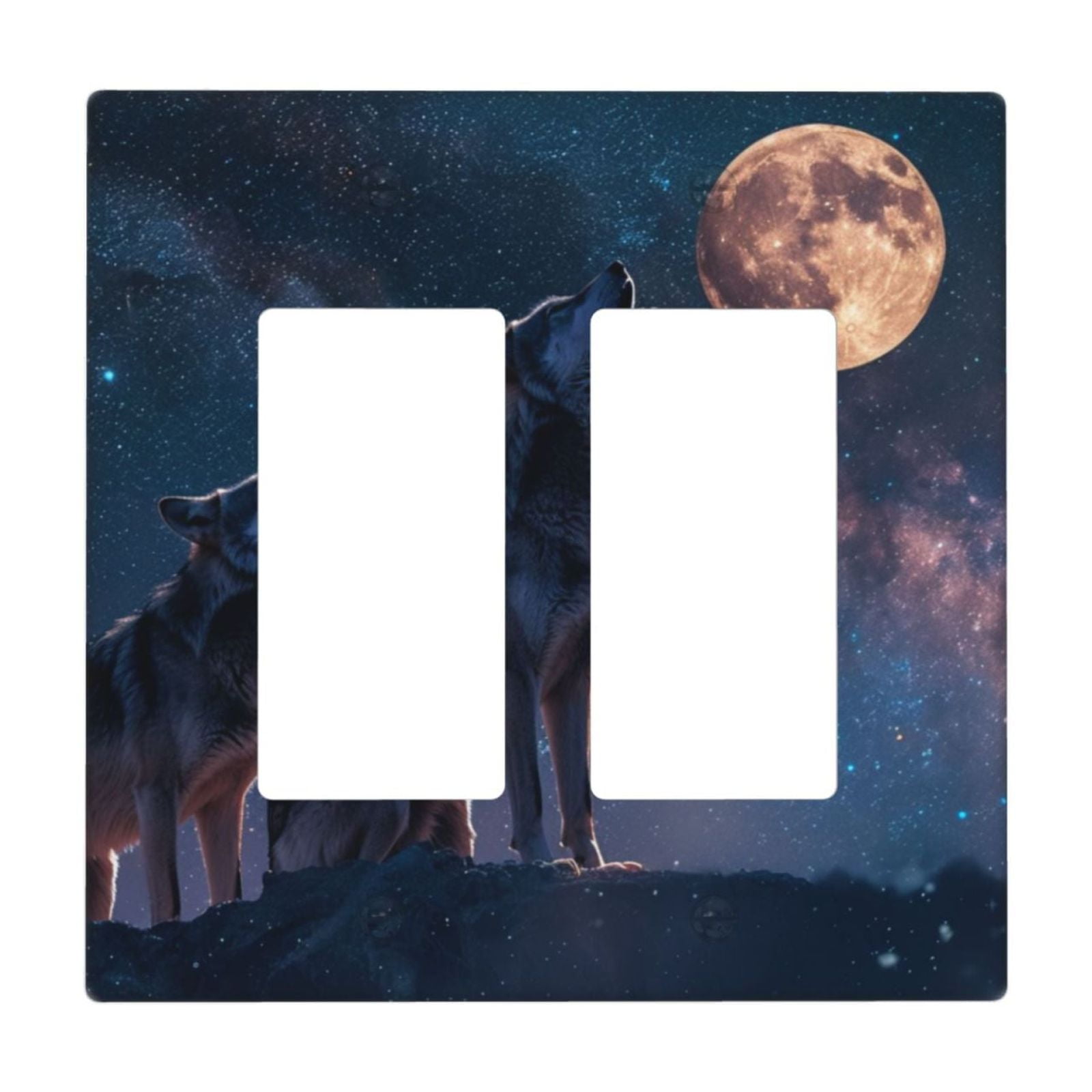 Wolfs Switch Cover Decorative Wall Plate / 2-Gang / Standard Size ...