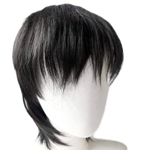 Bradem Short Curly Gradient Wig - Dyed Hair with Center Parting & Long ...