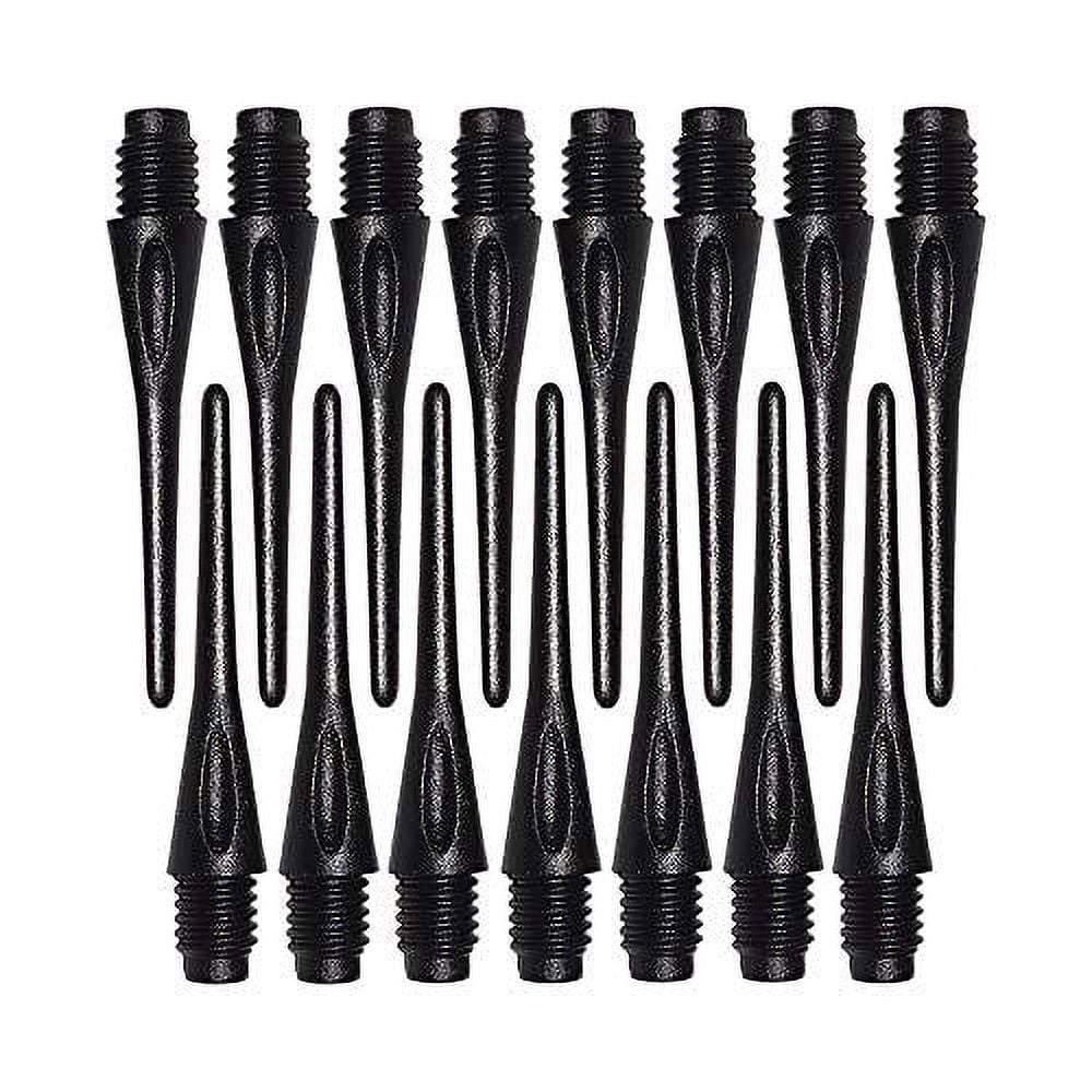 Wolftop 2BA Thread Soft Tip Dart Points 150 Pack - Plastic Dart Tips ...