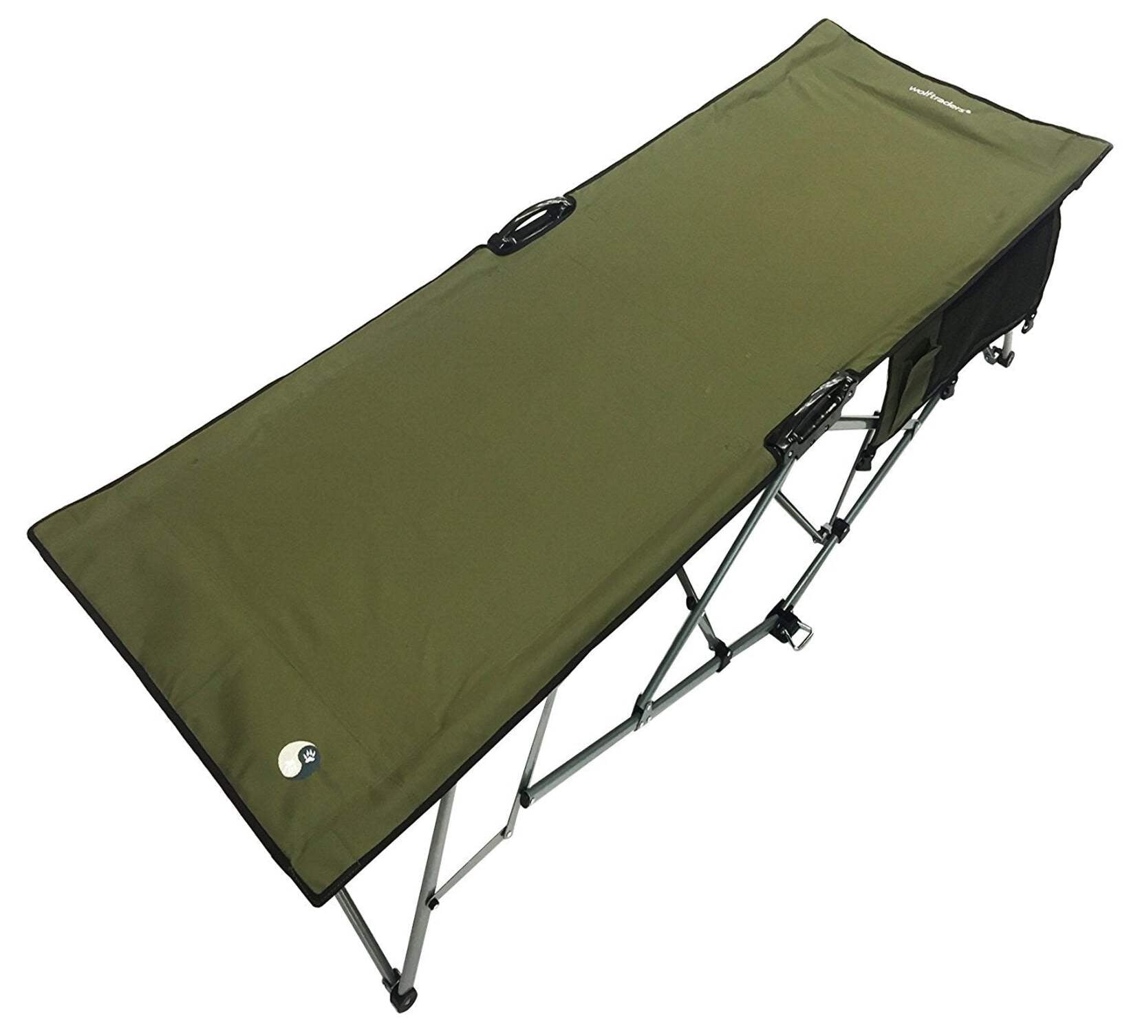 Wolftraders Turbocot Quick Collapsing, Hammock Style Camping Cot with ...