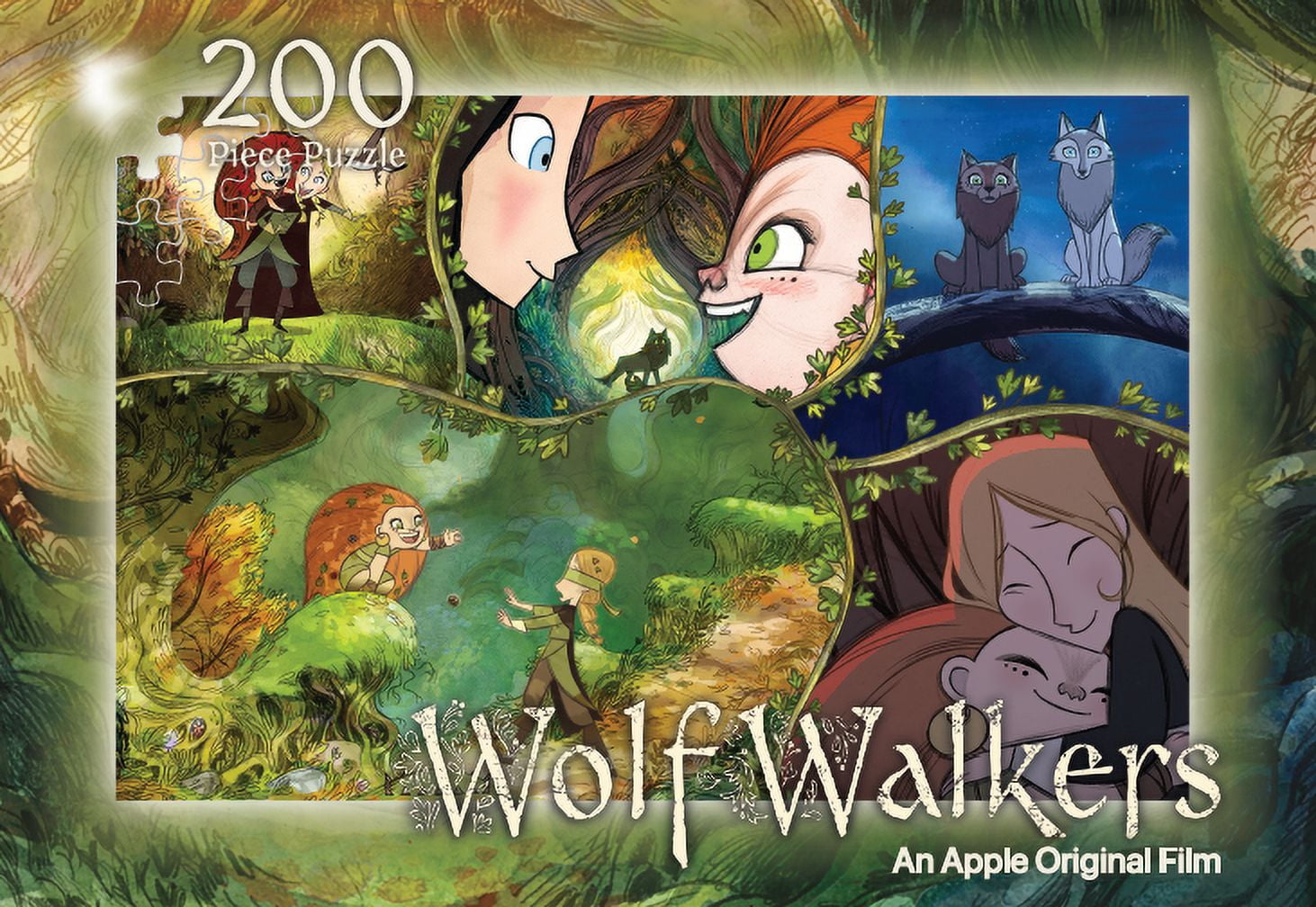 WolfWalkers 200 Piece Puzzle, Original Art from Animated Movie, Ages 6 ...