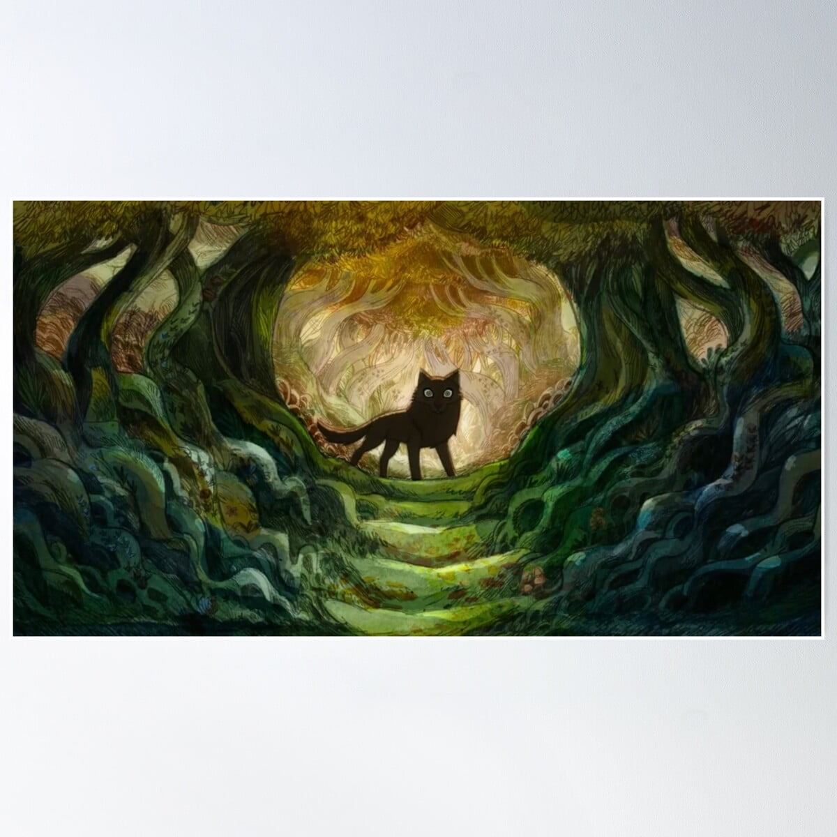 Wolfwalkers Mebh As Wolf Poster Wall Art, Modern Wall Decor For Living ...