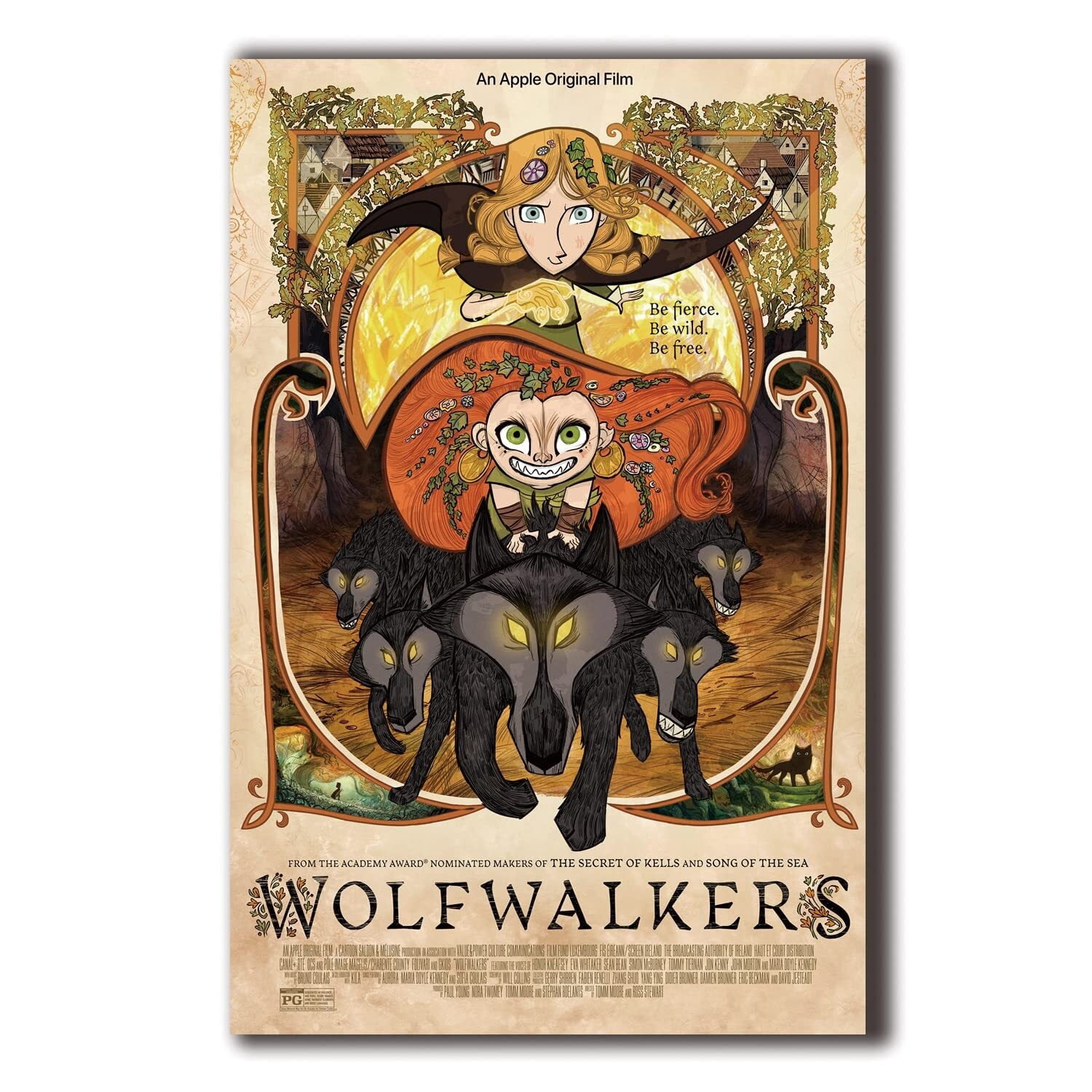 Wolfwalkers Movie Poster for Home Decor Wall Art Gift - Walmart.com