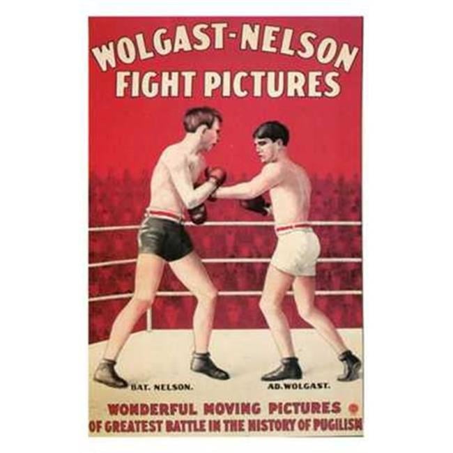 Wolgast-Nelson Fight Pictures Movie Poster - 11 x 17 in. - Walmart.com