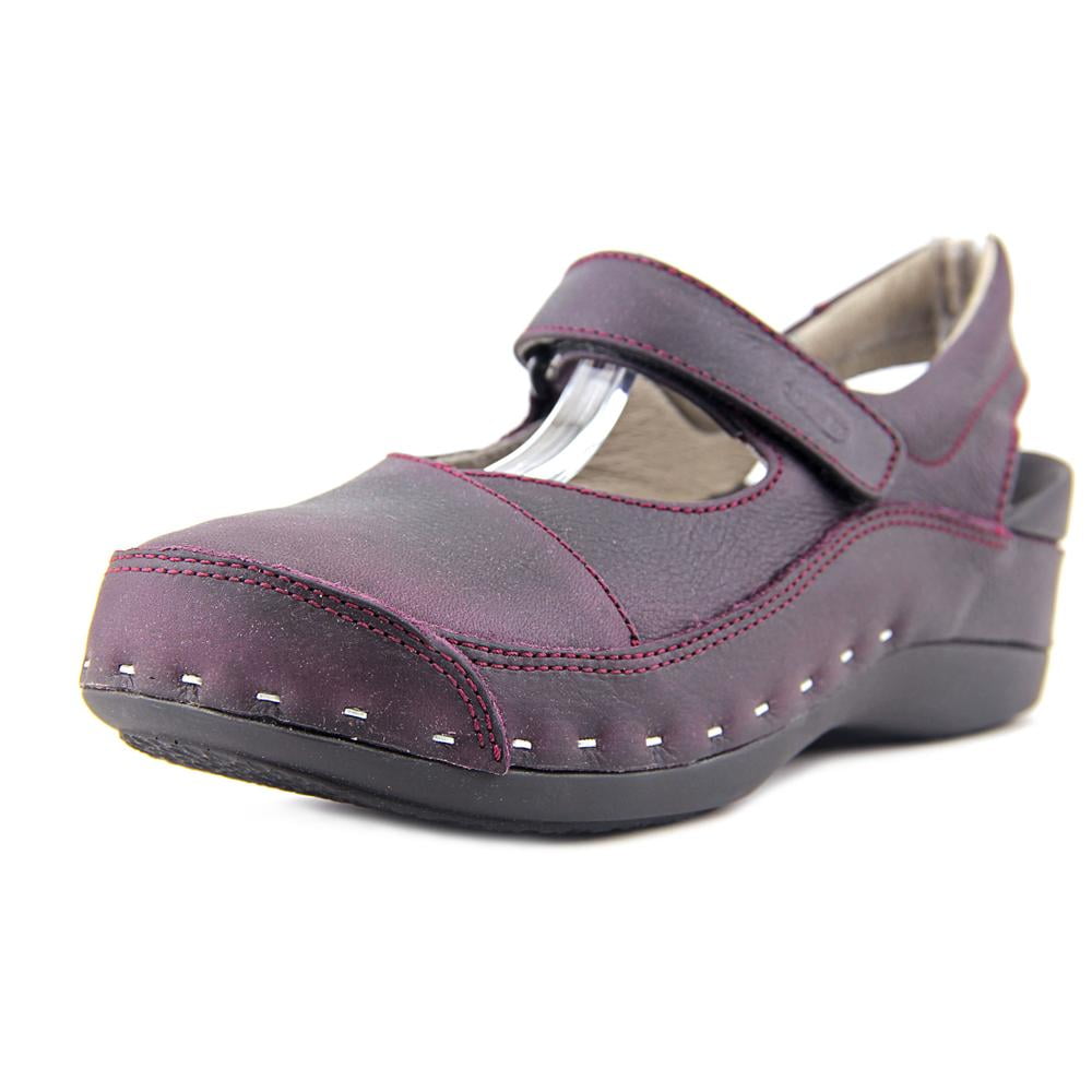 Wolky Strap-Cloggy Women Round Toe Leather Brown Clogs - Walmart.com