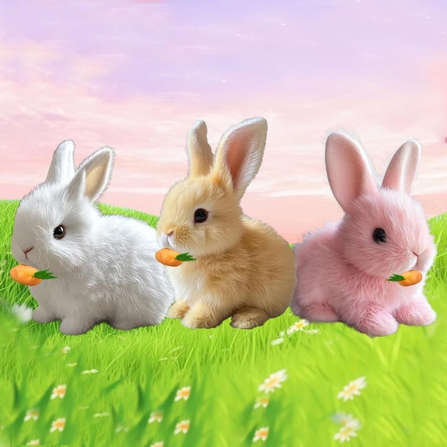 Wollerahorizons Bunny, Bunby My Realistic Bunny Toy, Petsboro Bunnypal ...