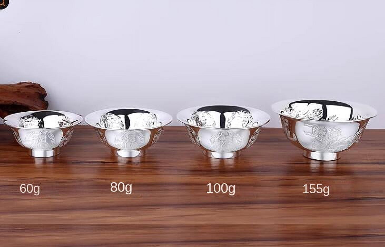 Wollet 999 Sterling Silver Bowl, Sterling Silver Tableware - Walmart.com