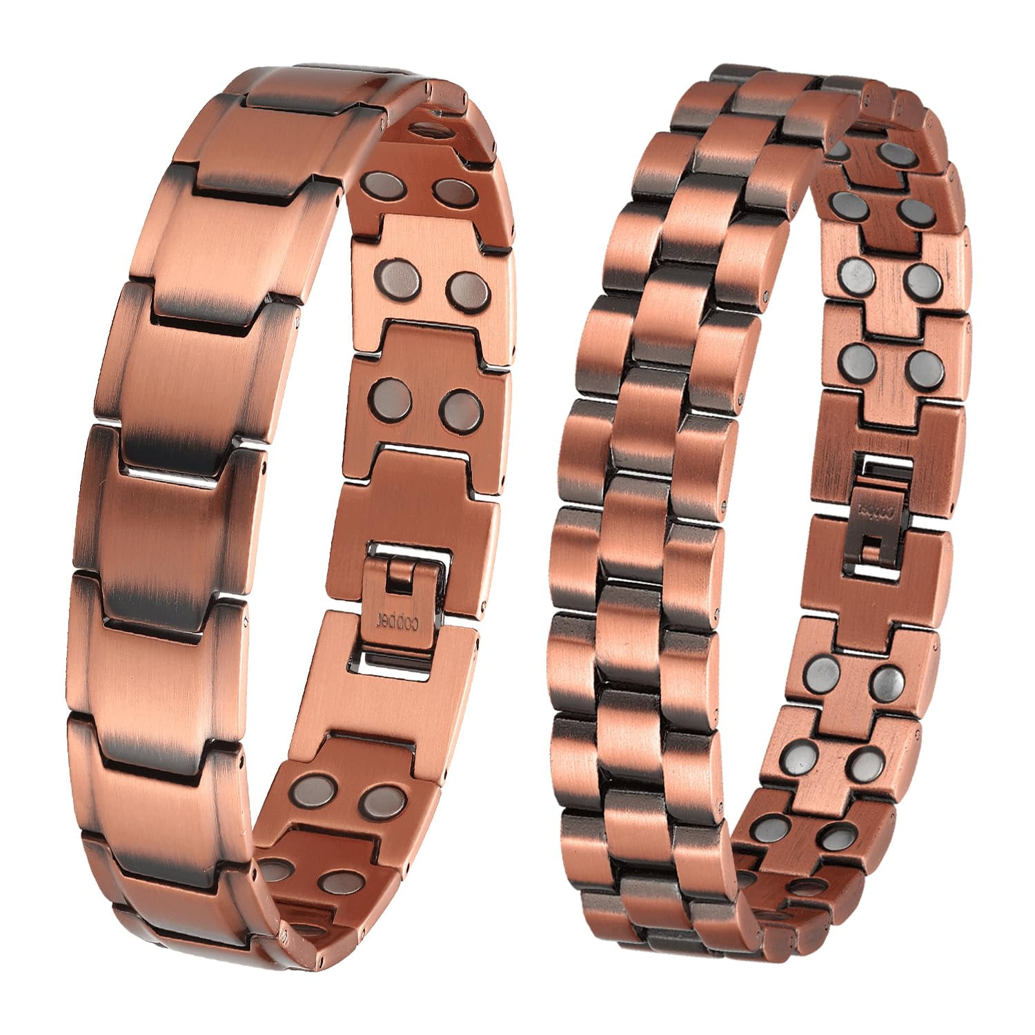 Wollet Copper Magnetic Bracelet for Men, 99.9% Pure Copper Jewelry with ...