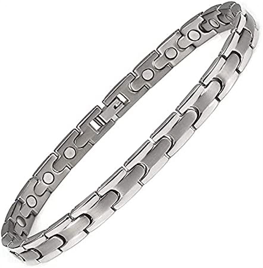 Wollet Magnetic Bracelets for Women, 20cm, 8'',Stainless Steel ...