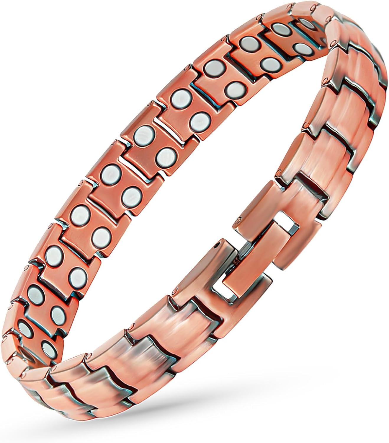 Wollet Magnetic Copper Bracelet for Women, with Double Magnets, Simple ...