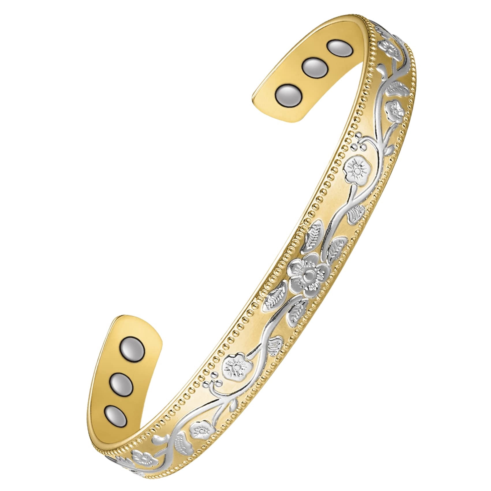 Wollet Magnetic Copper Bracelets for Women - Walmart.com