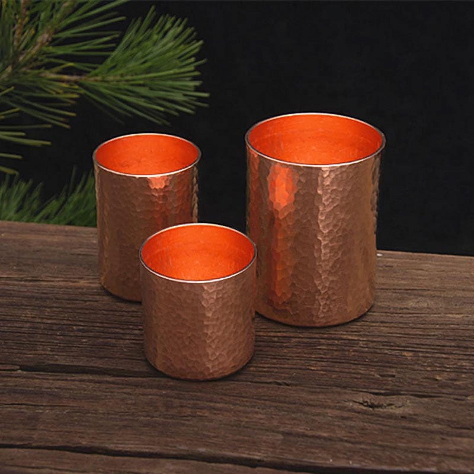 Wollet Pure Copper Handmade Copper Cup, Copper Water Cup, Copper Wine ...