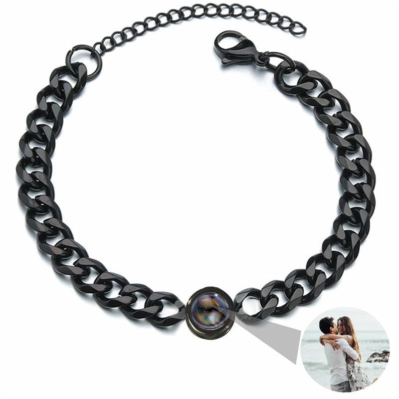 Wollet Stainless Steel Personalized Bracelets with Picture Inside ...