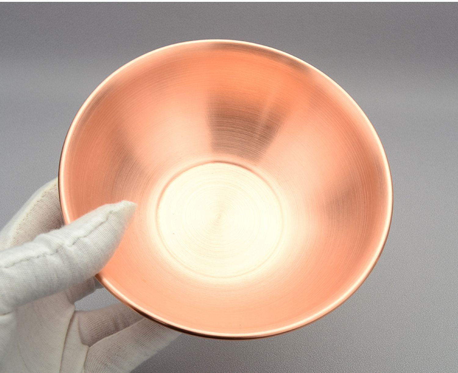 Wollet Pure Copper Bowl, Double Layer Copper Rice Bowl, (Size: （5.5 ...