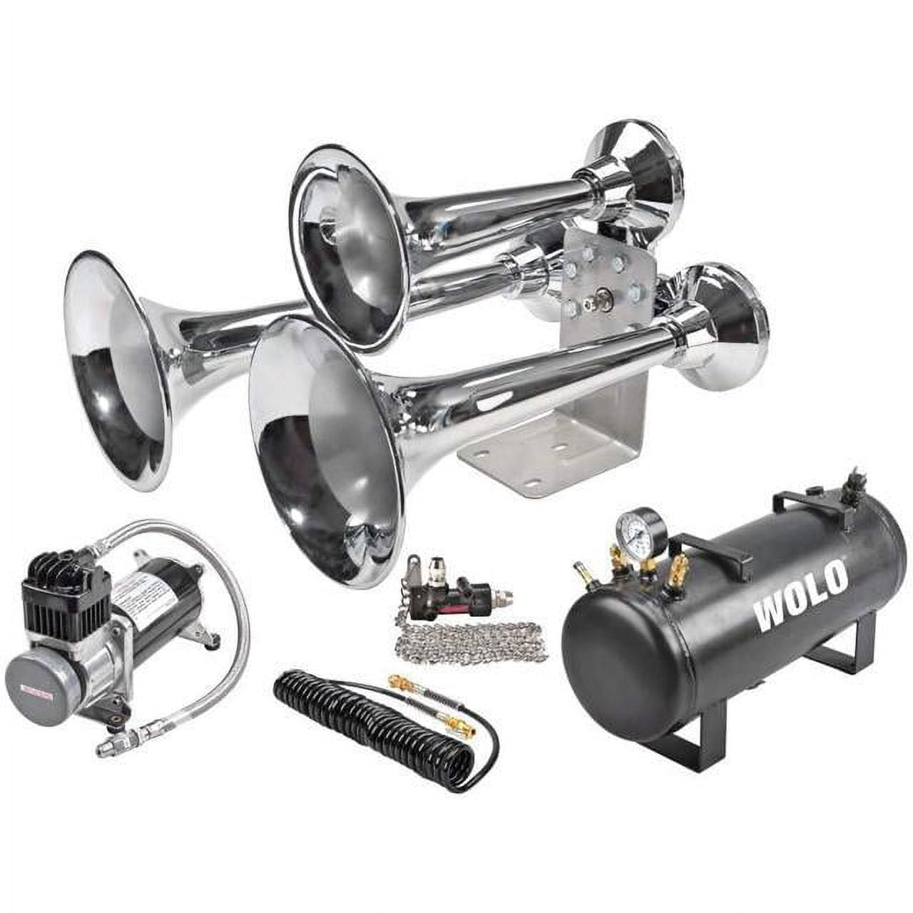 Wolo 852-858 Train Horn Siberian Express Chrome Lv Pro-Powerful Train ...