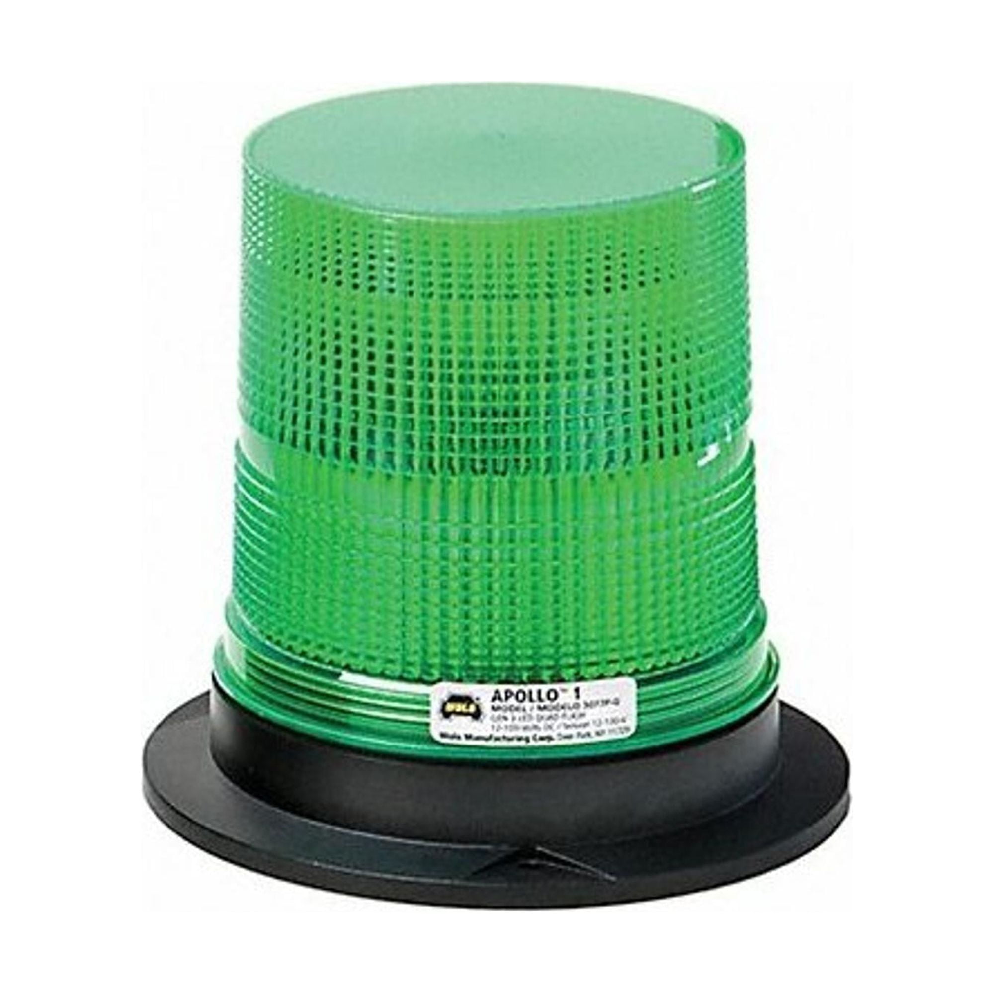 Wolo LED Warning Light,Green,12/100VDC 3077P-G - Walmart.com