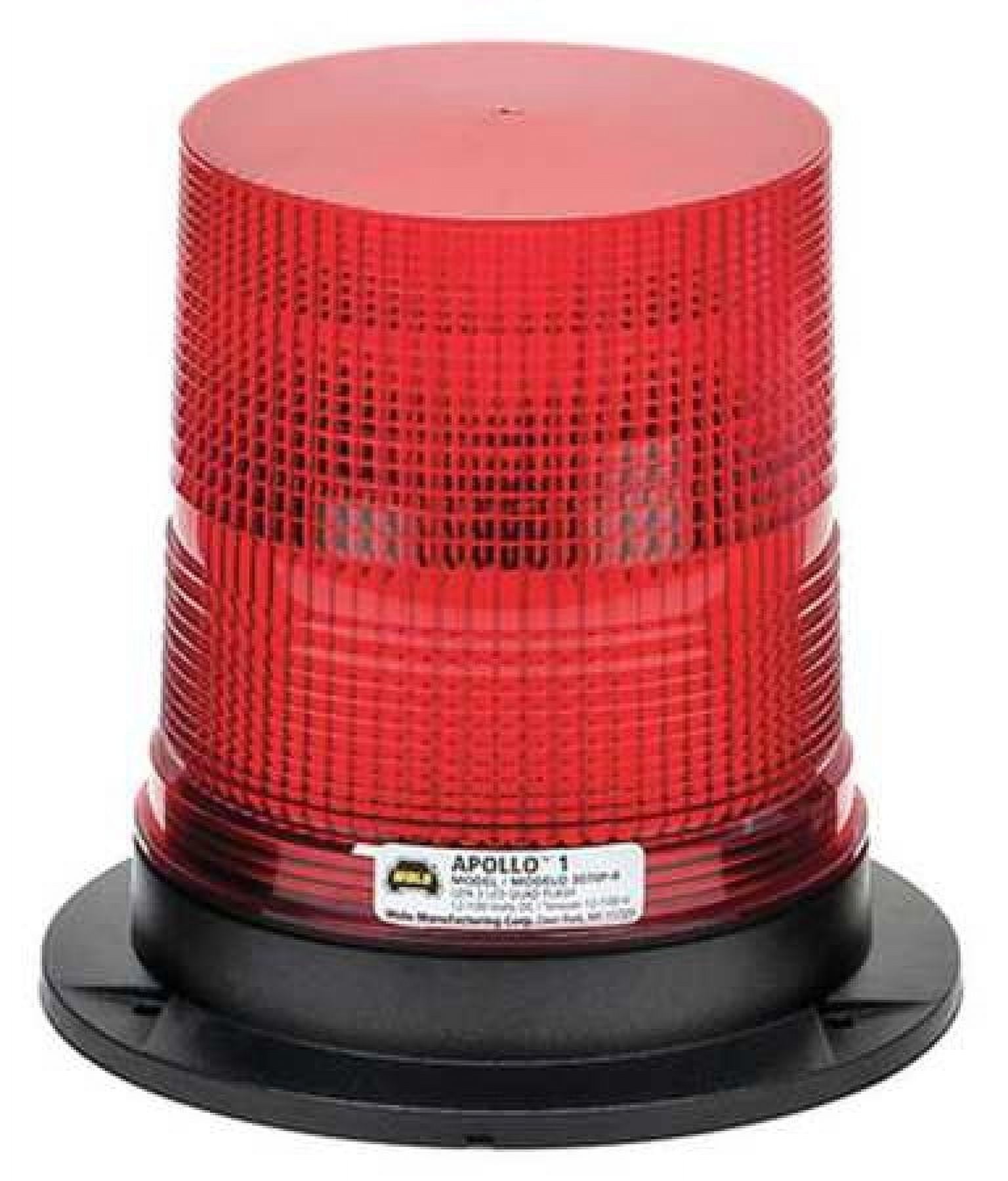 Wolo Manufacturing 3070P-R Apollo 1 GEN 3 Emergency Warning Light - Red ...