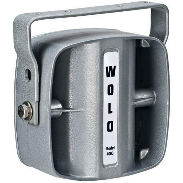 Wolo Manufacturing 4003 Compact Loud PA Siren Speaker 100-Watt / 8-Ohm ...