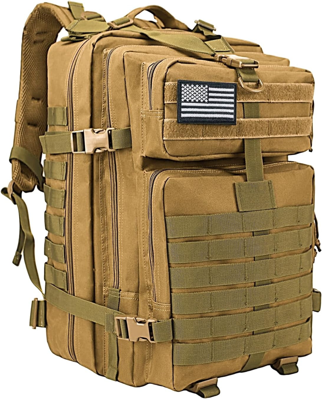 Wolt 50L Military Tactical Backpack Large Army 3 Day Assault Pack Molle ...