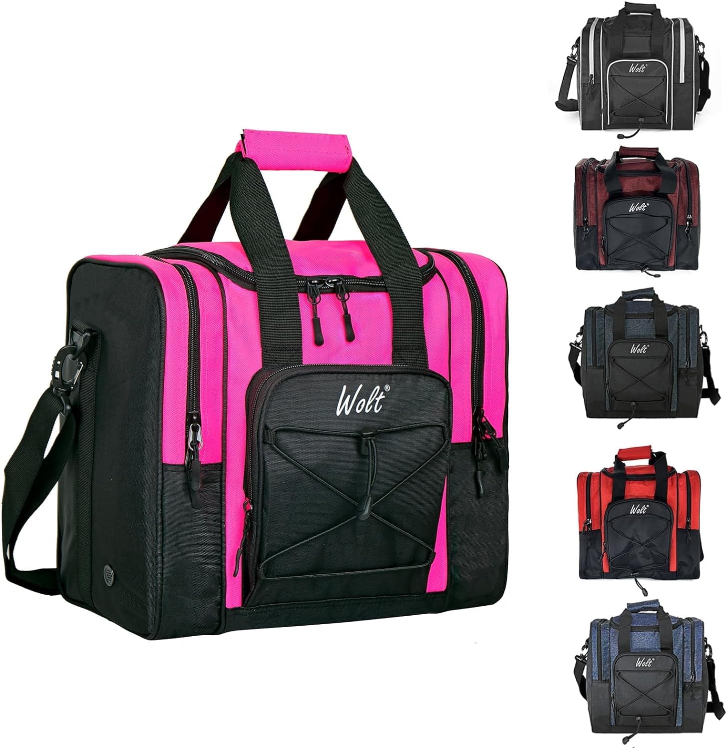 Wolt Bowling Bag for Single Ball Tote Bag for Women Fit Bowling ...