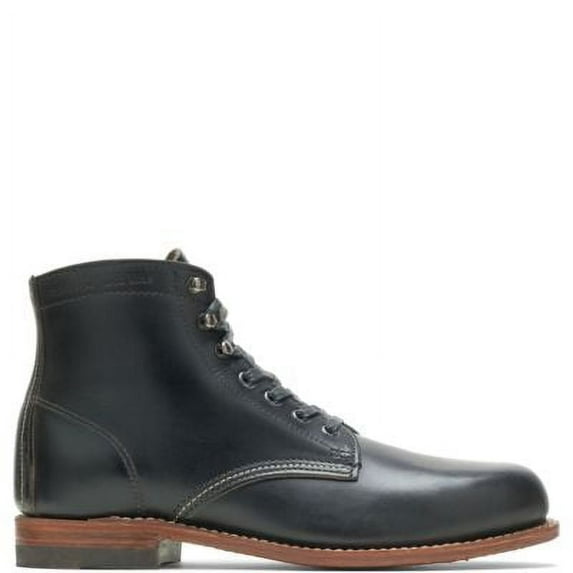 Wolverine 1000 Mile Plain-Toe Original Boot Men Black - Walmart.com