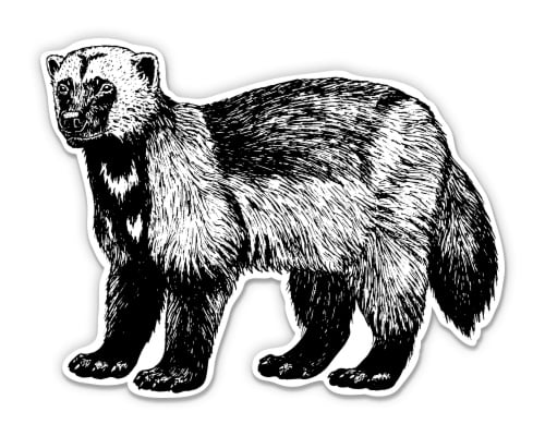 Wolverine - 12" Vinyl Sticker Waterproof Decal - Walmart.com