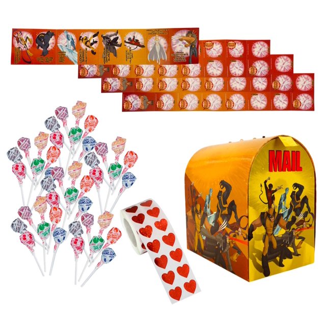 Wolverine And The X-Men Keepsake Light-Up Mailbox Bundle With 32 ...