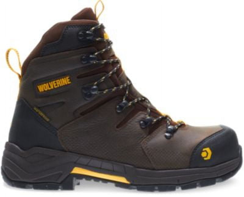 Wolverine Contractor LX CarbonMAX 8" Work Boot Men 8.5 Dark Coffee ...