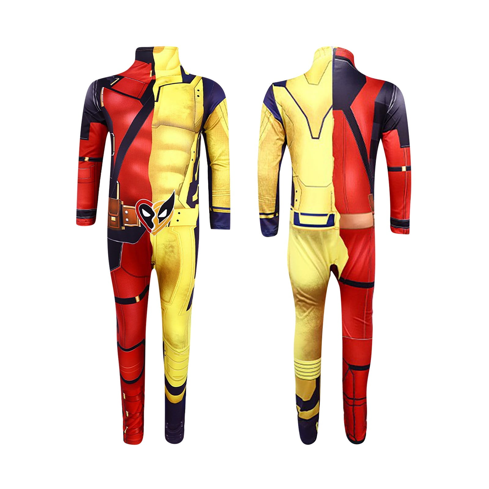 𝐃𝐞𝐚𝐝𝐩𝐨𝐨𝐥 & WoIverine Costume for Boys, DeadpooI Superhero Man Halloween ...