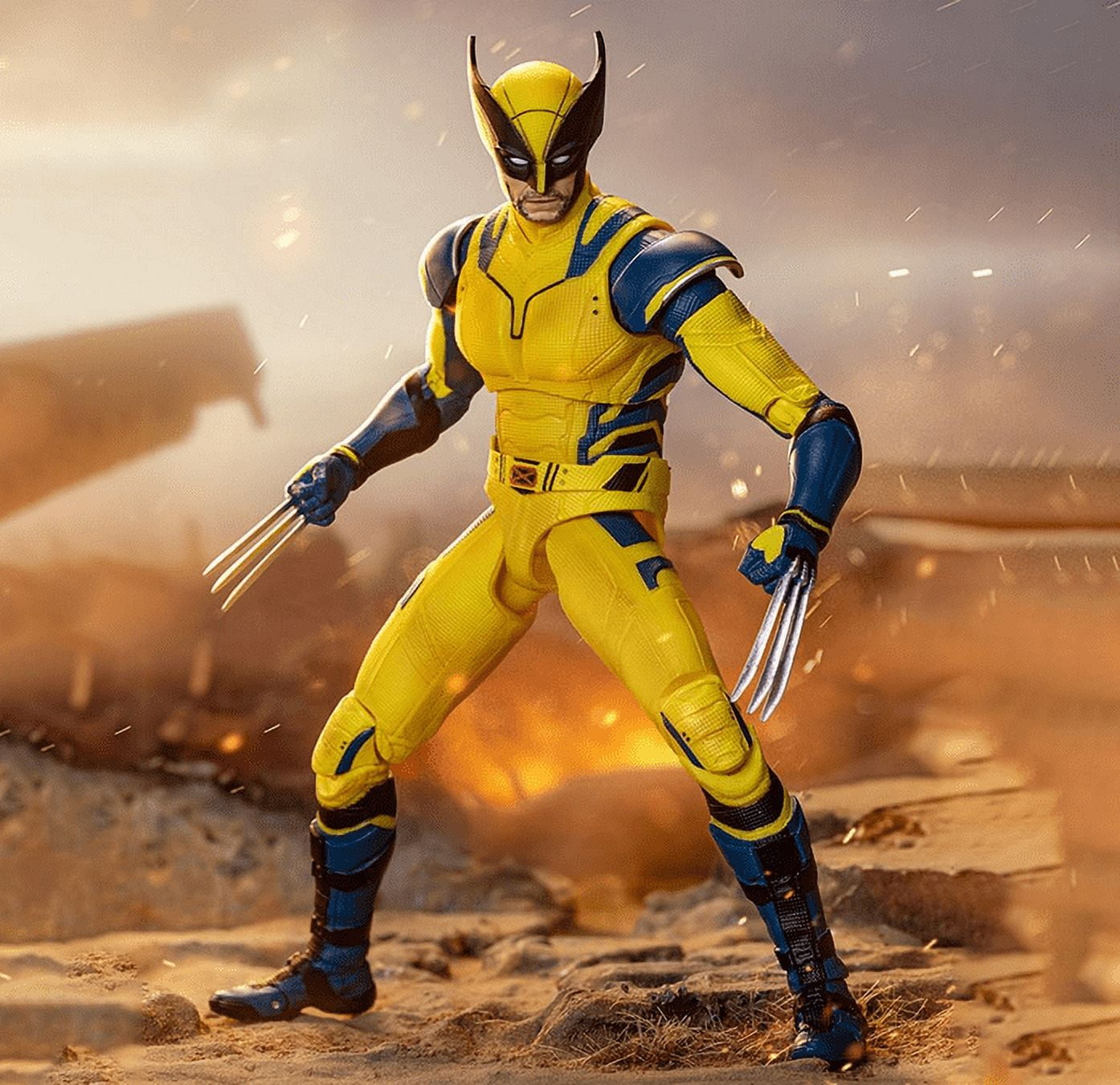 Wolverine & Deadpool Figure Series: 7 Inch Wolverine, the Rebellious ...
