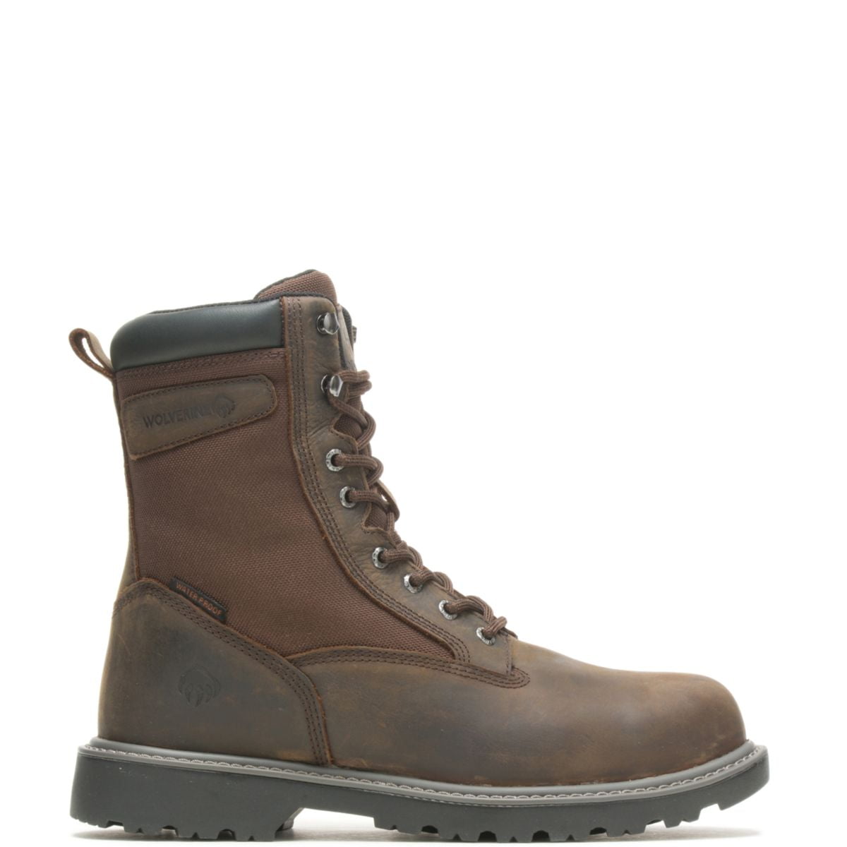 Wolverine Floorhand Insulated 8" Work Boot Men Dark Brown - Walmart.com