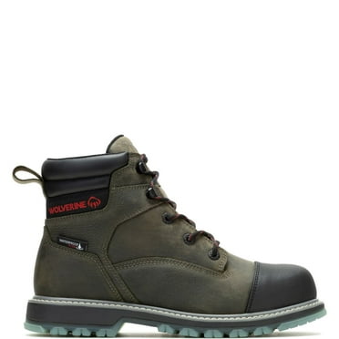 Wolverine Floorhand Moc-Toe 6" Steel-Toe Work Boot Men - Walmart.com