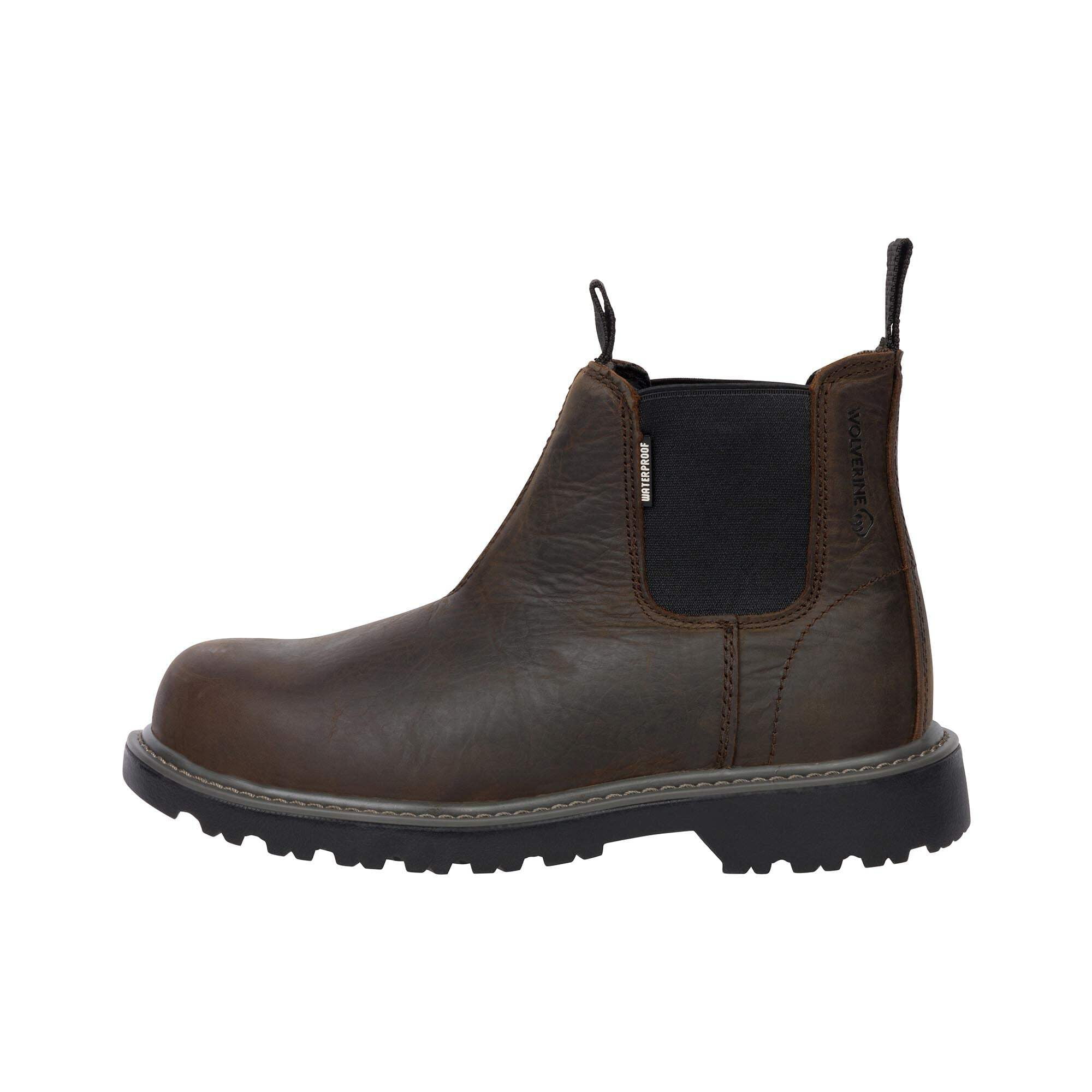 Wolverine Floorhand Steel-Toe Work Romeo Men Dark Brown - Walmart.com