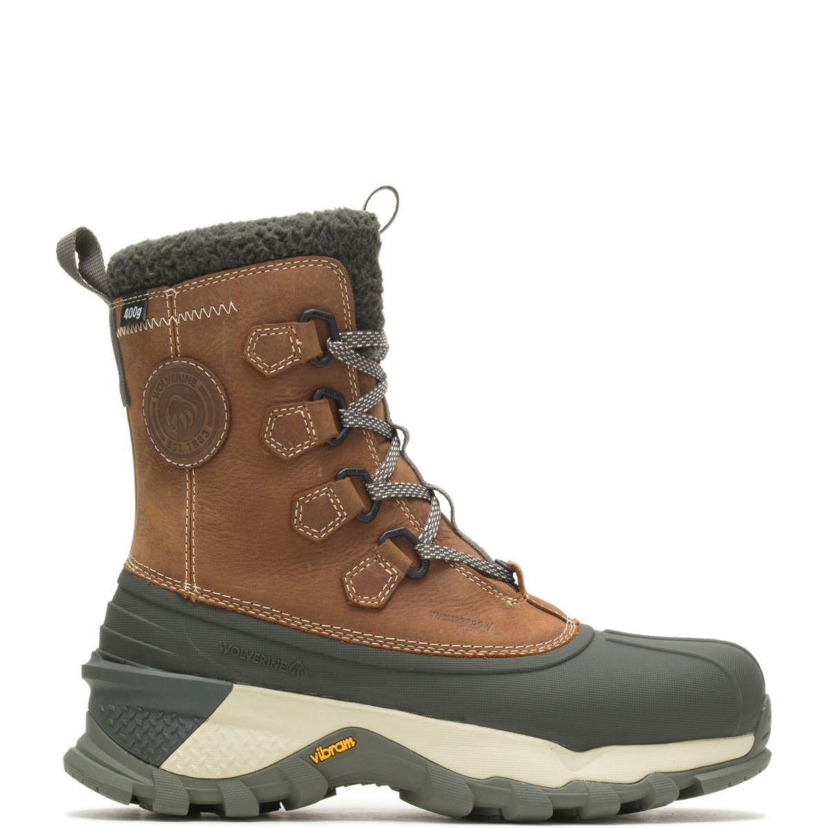 Wolverine Glacier Surge Arctic Insulated Boot Men Cognac - Walmart.com
